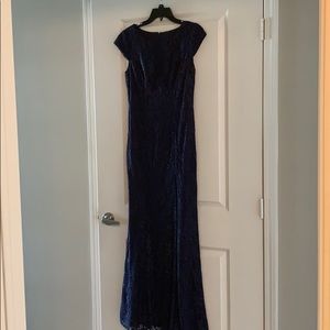 Alex Evenings | Dresses | Navy Blue Evening Gown | Poshmark